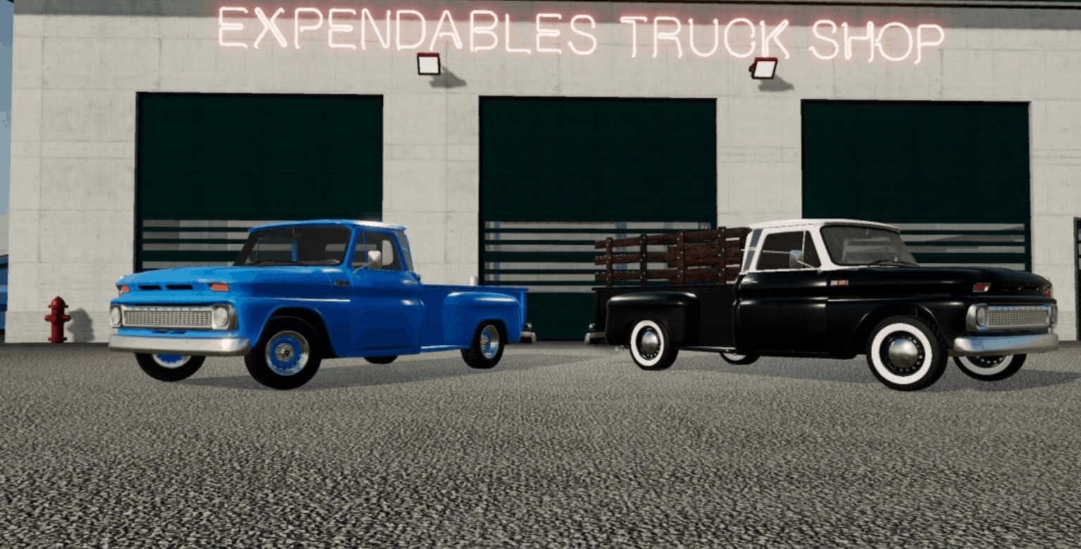 1966 Chevrolet C10 Fleetside V1.0 FS19 - FS25 Mody | FS22 Mody