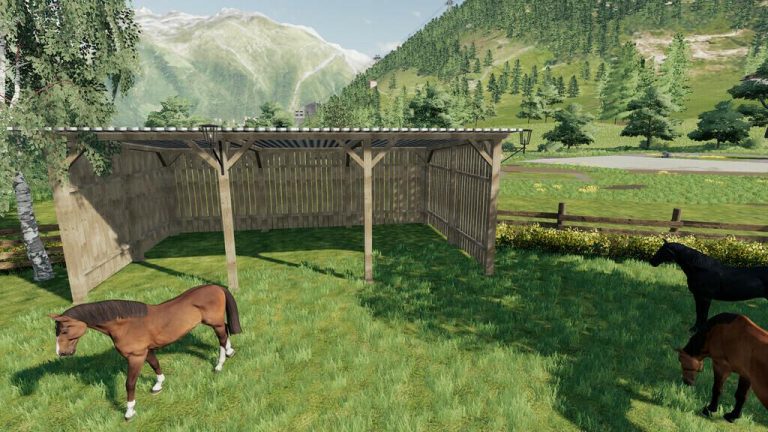 Big Horse Stable v1.0.1 FS19 - FS25 Mody | FS22 Mody