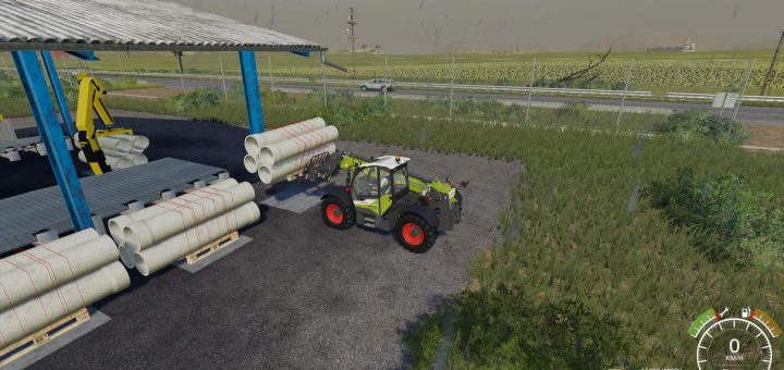 Remiza strażacka z syreną v1.0 FS19 - Farming Simulator 22 Mod / FS19 Mody