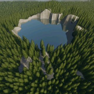 Crater Lake v1.3 FS19 - FS25 Mody | FS22 Mody