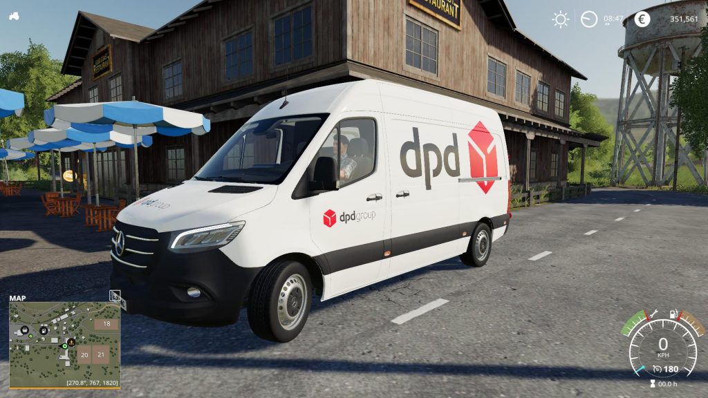DPD VAN v1.0 FS19 - FS25 Mody | FS22 Mody