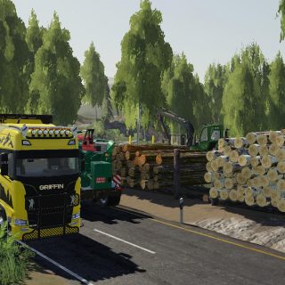 Dzienniki pod stosem v1.0 FS19 - FS25 Mody | FS22 Mody