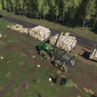 Dzienniki pod stosem v1.0 FS19 - FS25 Mody | FS22 Mody