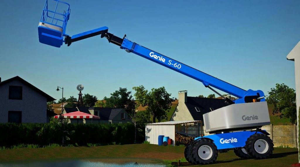 Genie Boomlift v1.0 FS19 - FS25 Mody | FS22 Mody