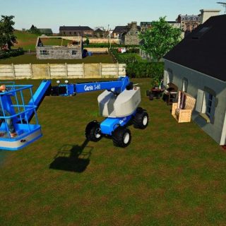 Genie Boomlift v1.0 FS19 - FS25 Mody | FS22 Mody