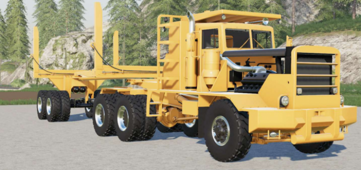 Hakowiec MAN TGS 8x8 FS19 - Farming Simulator 22 Mod / FS19 Mody