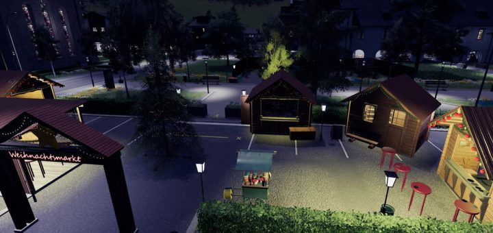 Remiza strażacka z syreną v1.0 FS19 - FS25 Mody | FS22 Mody