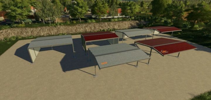 Remiza strażacka z syreną v1.0 FS19 - Farming Simulator 22 Mod / FS19 Mody