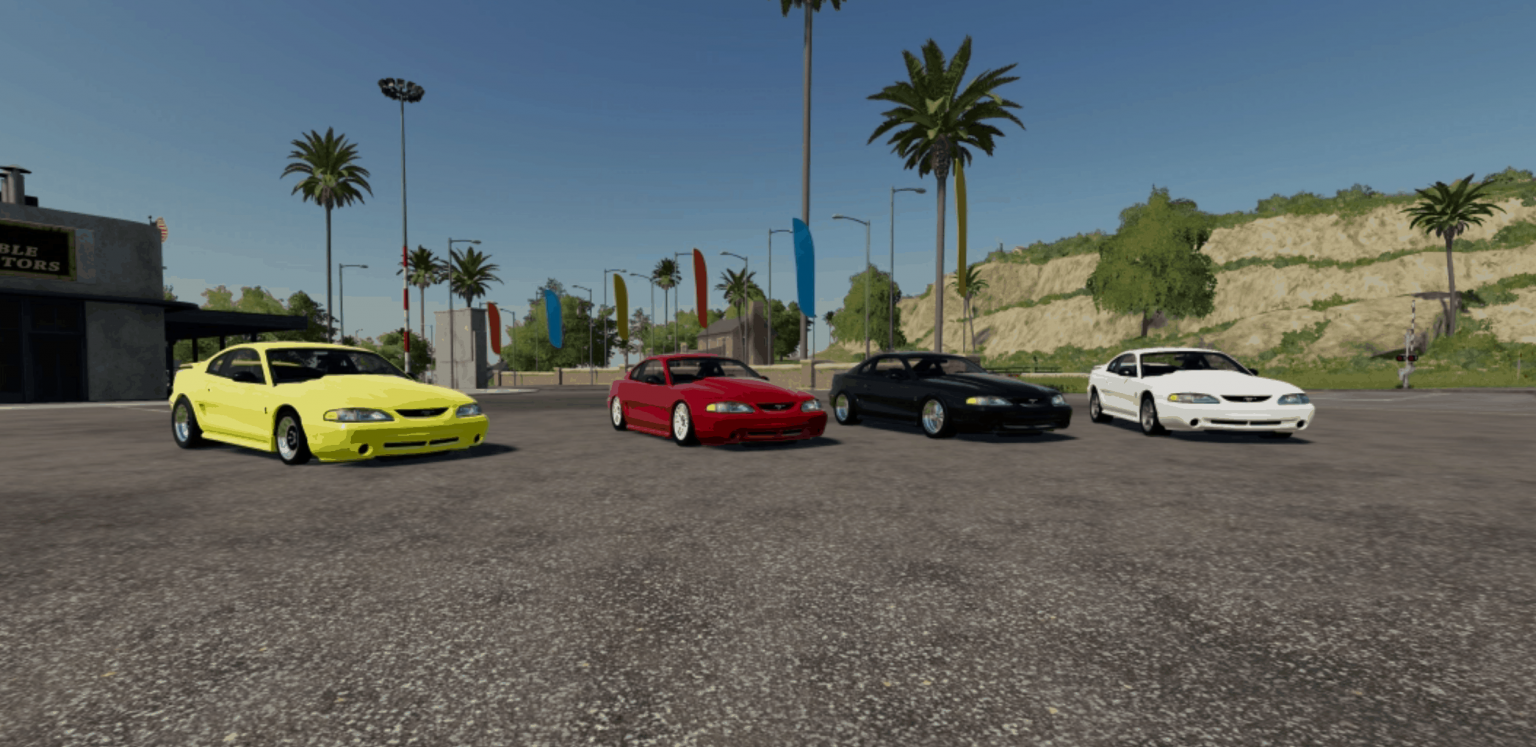 1995 Mustang SVT Cobra R FS19 - FS25 Mody | FS22 Mody