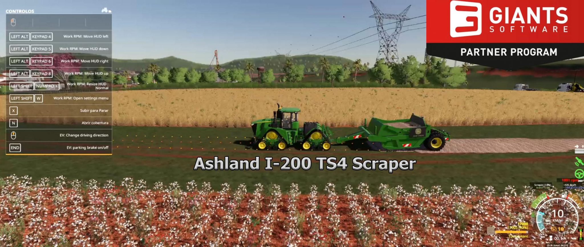 Ashland I-200 TS4 Scraper v1.0 FS19 - FS25 Mody | FS22 Mody