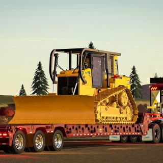 Cat D6T LGP v1.0 FS19 - FS25 Mody | FS22 Mody