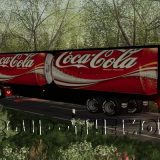 COCA COLA TRAILER v2.0 FS19 - FS25 Mody | FS22 Mody