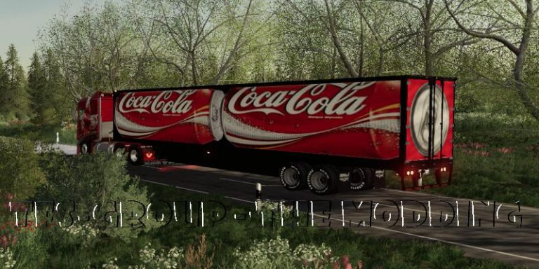 COCA COLA TRAILER v2.0 FS19 - FS25 Mody | FS22 Mody