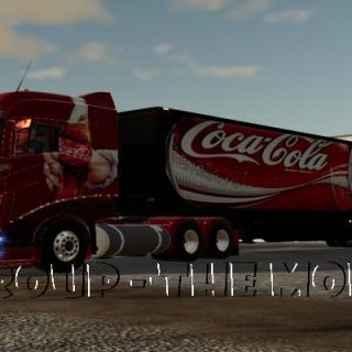 COCA COLA TRAILER v2.0 FS19 - FS25 Mody | FS22 Mody
