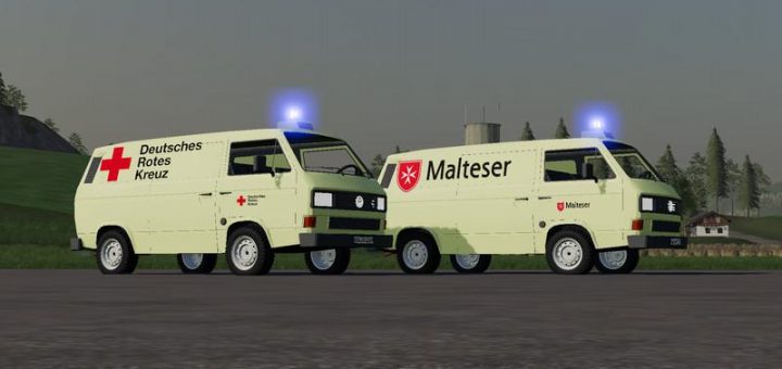 Skoda 1203 Ambulance v1.0 FS19 - Farming Simulator 19 Mod / FS19 Mody