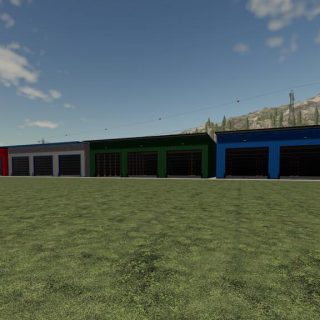 Duży pakiet garażowy w wersji 1.0.0.1 FS19 - FS25 Mody | FS22 Mody