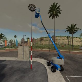 Genie S-60 Telescopic Boom v1.0 FS19 - FS25 Mody | FS22 Mody