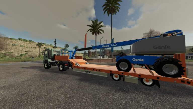Genie S-60 Telescopic Boom v1.0 FS19 - FS25 Mody | FS22 Mody