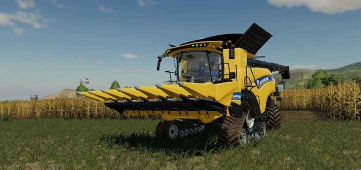 Kombajn New Holland CR5080 V1.0 FS19 - Farming Simulator 22 Mod / FS19 Mody