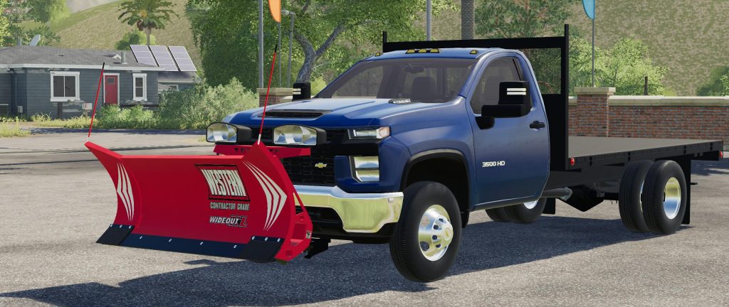 2020 Chevy 3500HD Ciężarówka z pojedynczą kabiną i platformą v1.0 FS19 ...