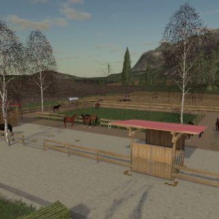 Active Horse Stable v1.0 FS19 - FS25 Mody | FS22 Mody