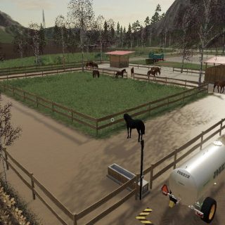 Active Horse Stable v1.0 FS19 - FS25 Mody | FS22 Mody