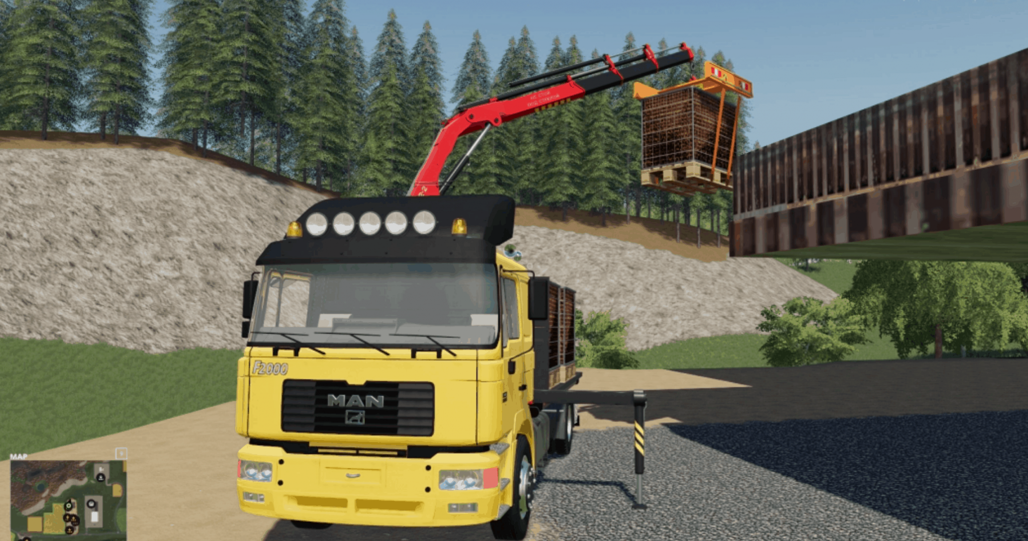 Crane Traverse v1.0 FS19 - FS25 Mody | FS22 Mody