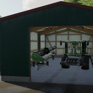 HALA Z BRAMĄ V1.0 FS19 - FS25 Mody | FS22 Mody
