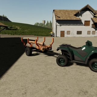 Leśna przyczepa dla Quad v1.0 FS19 - FS25 Mody | FS22 Mody