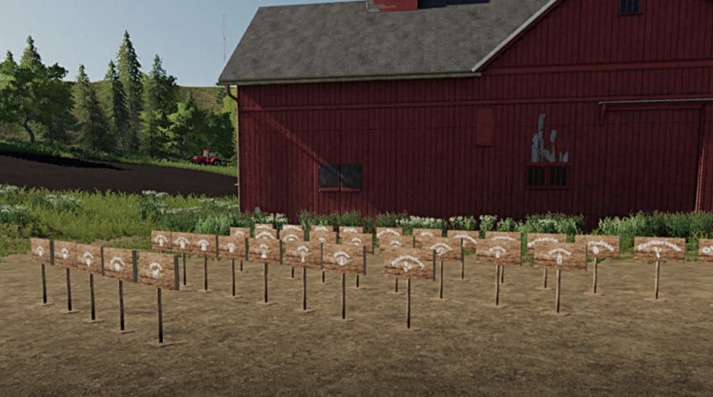 Placeable Farm Signs v1.0 FS19 - FS25 Mody | FS22 Mody