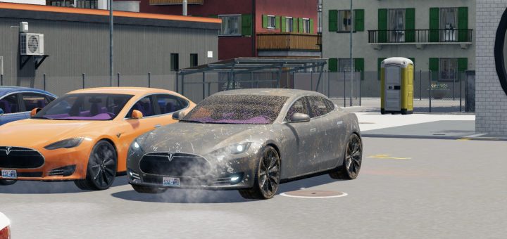 Tesla Model X Diesel v1.0 FS19 - Farming Simulator 22 Mod / FS19 Mody