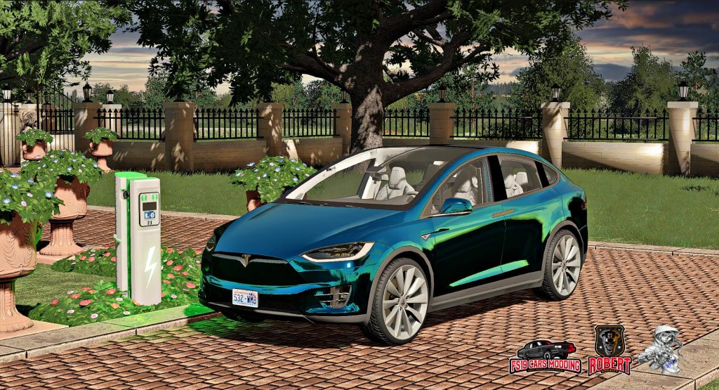 Tesla Model X 2017 v1.0 FS19 - FS25 Mody | FS22 Mody