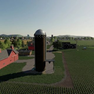 US Hay Silo v1.0 FS19 - FS25 Mody | FS22 Mody