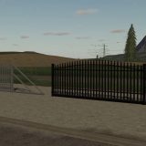 Brama przesuwna v1.0 FS19 - FS25 Mody | FS22 Mody