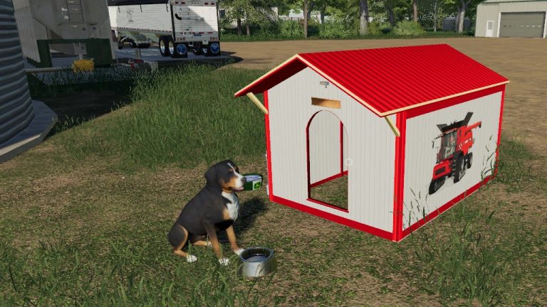 Brand Dog Houses v1.0 FS19 - FS25 Mody | FS22 Mody