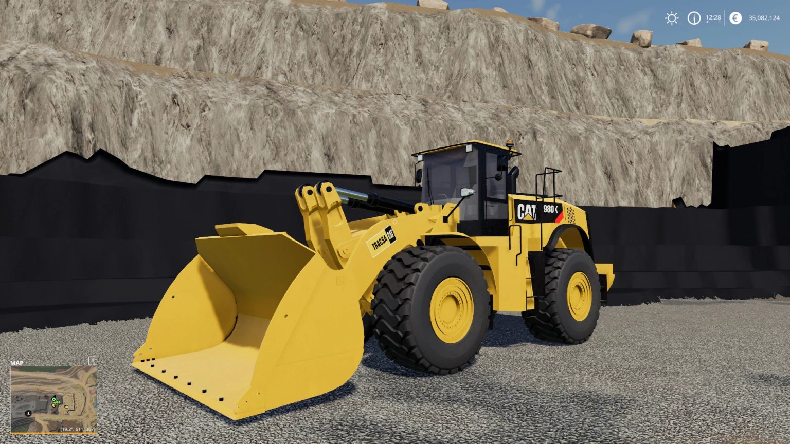 CAT 980K v1.0 FS19 - FS25 Mody | FS22 Mody