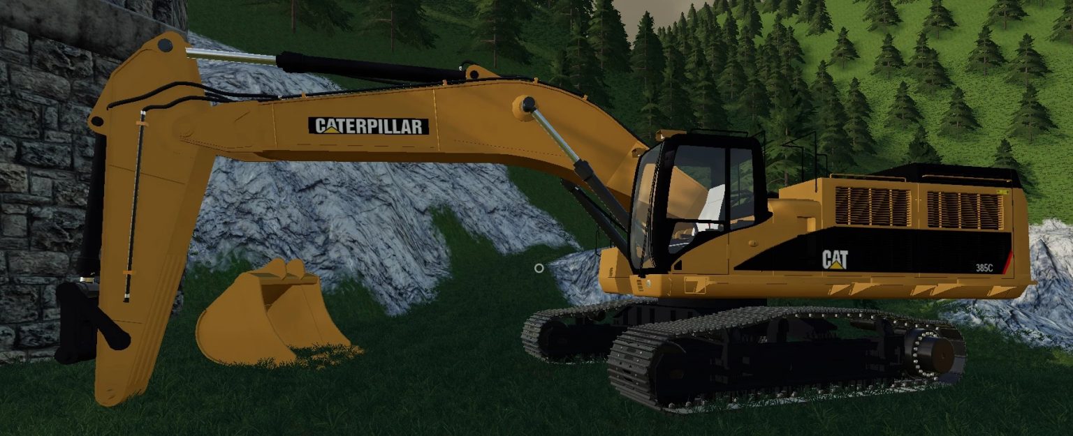 CAT385C V1.0 FS19 - FS25 Mody | FS22 Mody