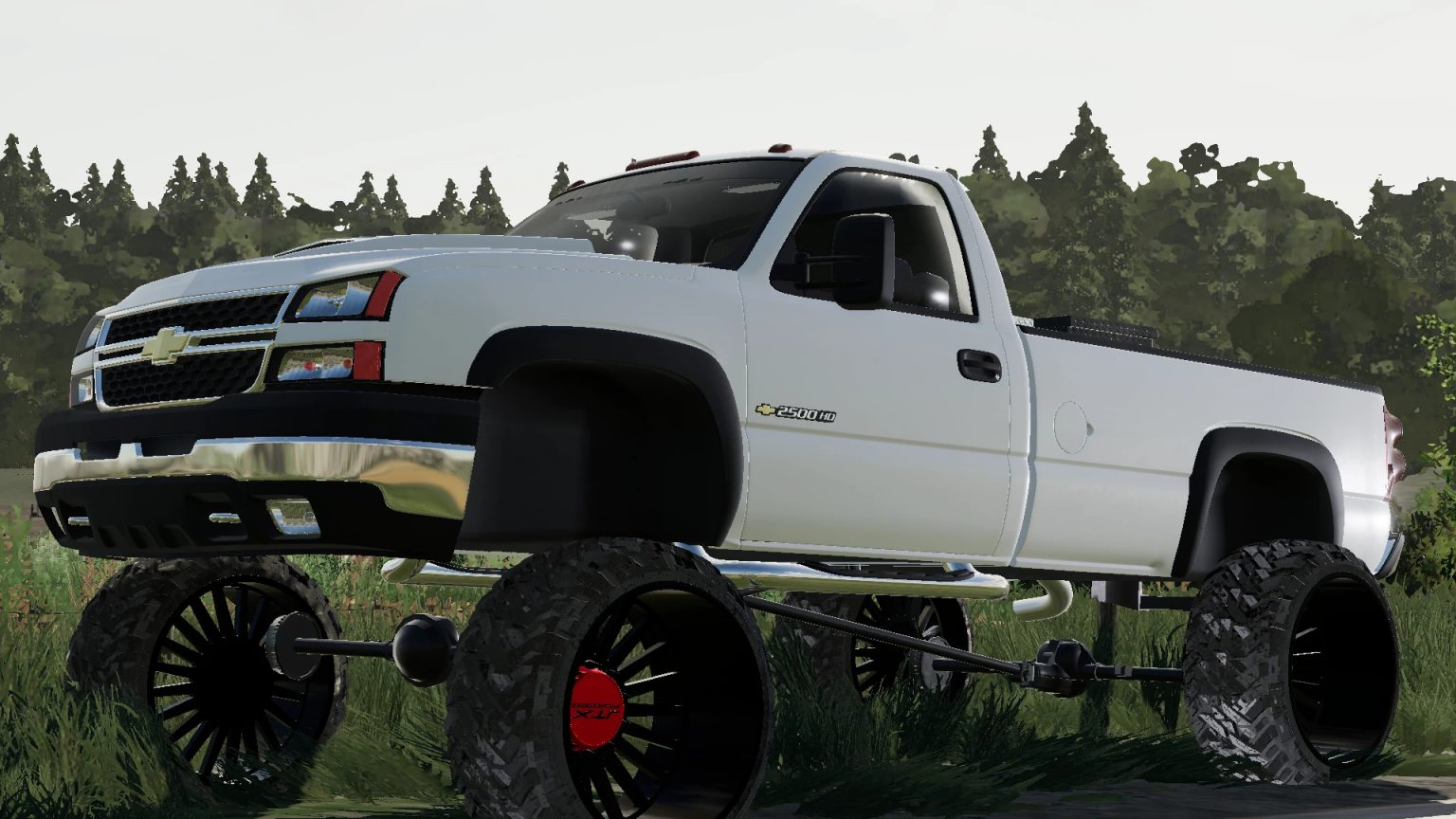 EXP19 06 Chevy 2500HD Zatrzasnął v1.0 FS19 - FS25 Mody | FS22 Mody