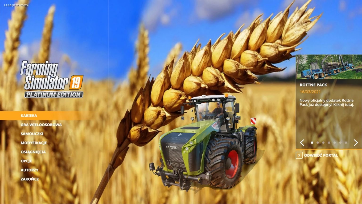 Farming Simulator 2008/2009 Menu + muzyka v1.0 FS19 - FS25 Mody | FS22 Mody