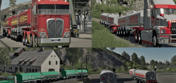 Freightliner FLC 112 FS19 - Farming Simulator 22 Mod / FS19 Mody