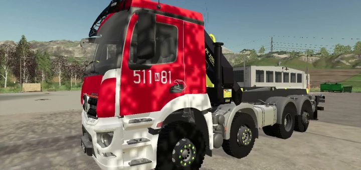 Mercedes Antos + Liebherr 81K v1.0 FS19 - Farming Simulator 22 Mod ...
