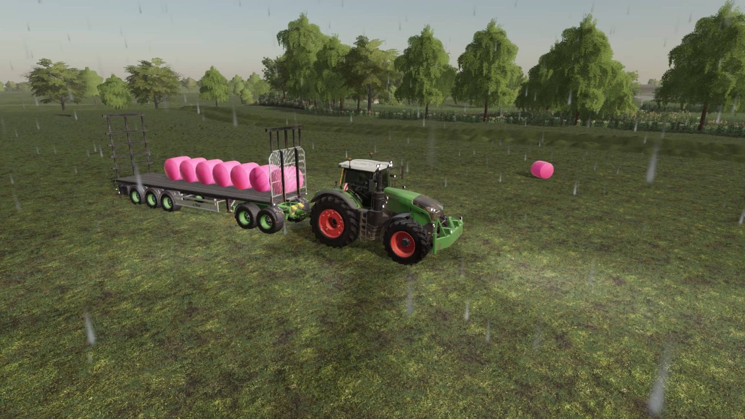 Naczepa platforma Fliegl Edit v1.3 FS19 - FS25 Mody | FS22 Mody