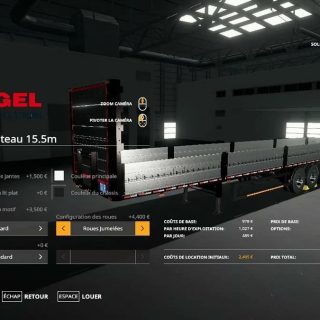 Naczepa platforma Kogel 51ft (AutoLoad) v1.1 FS19 - FS25 Mody | FS22 Mody