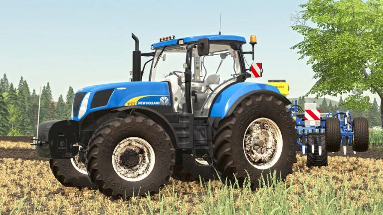 New Holland T7 AC Series v1.3 FS19 - FS25 Mody | FS22 Mody