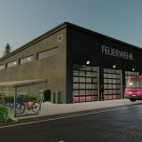 Remiza strażacka dla profesjonalnych straży pożarnych v1.0 FS19 - FS25 ...