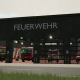 Remiza strażacka dla profesjonalnych straży pożarnych v1.0 FS19 - FS25 ...