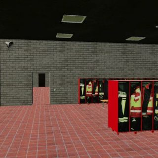 Remiza strażacka dla profesjonalnych straży pożarnych v1.0 FS19 - FS25 ...