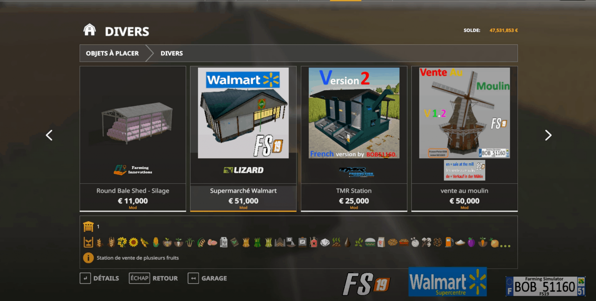 Supermarket Walmart FS19 - FS25 Mody | FS22 Mody