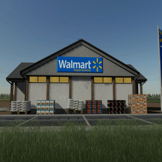 Supermarket Walmart FS19 - FS25 Mody | FS22 Mody