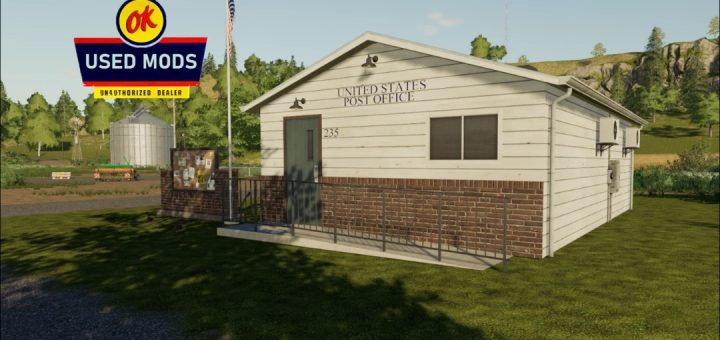 Remiza strażacka z syreną v1.0 FS19 - Farming Simulator 22 Mod / FS19 Mody